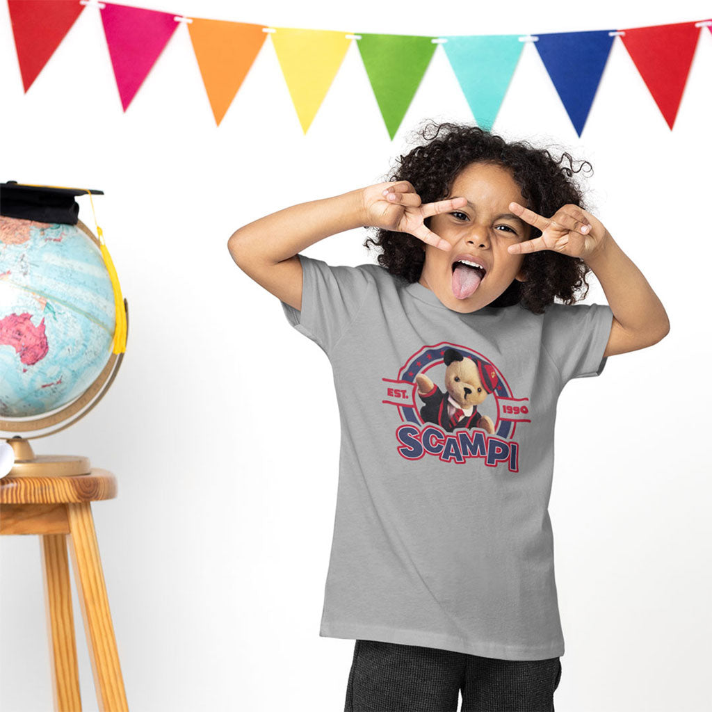 Scampi Est. 1990 Kids T-Shirt | Sooty's Shop