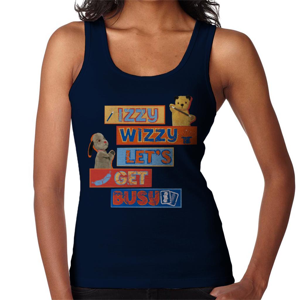 Sooty Izzy Wizzy Let's Get Busy Women's Vest | Sooty's Shop