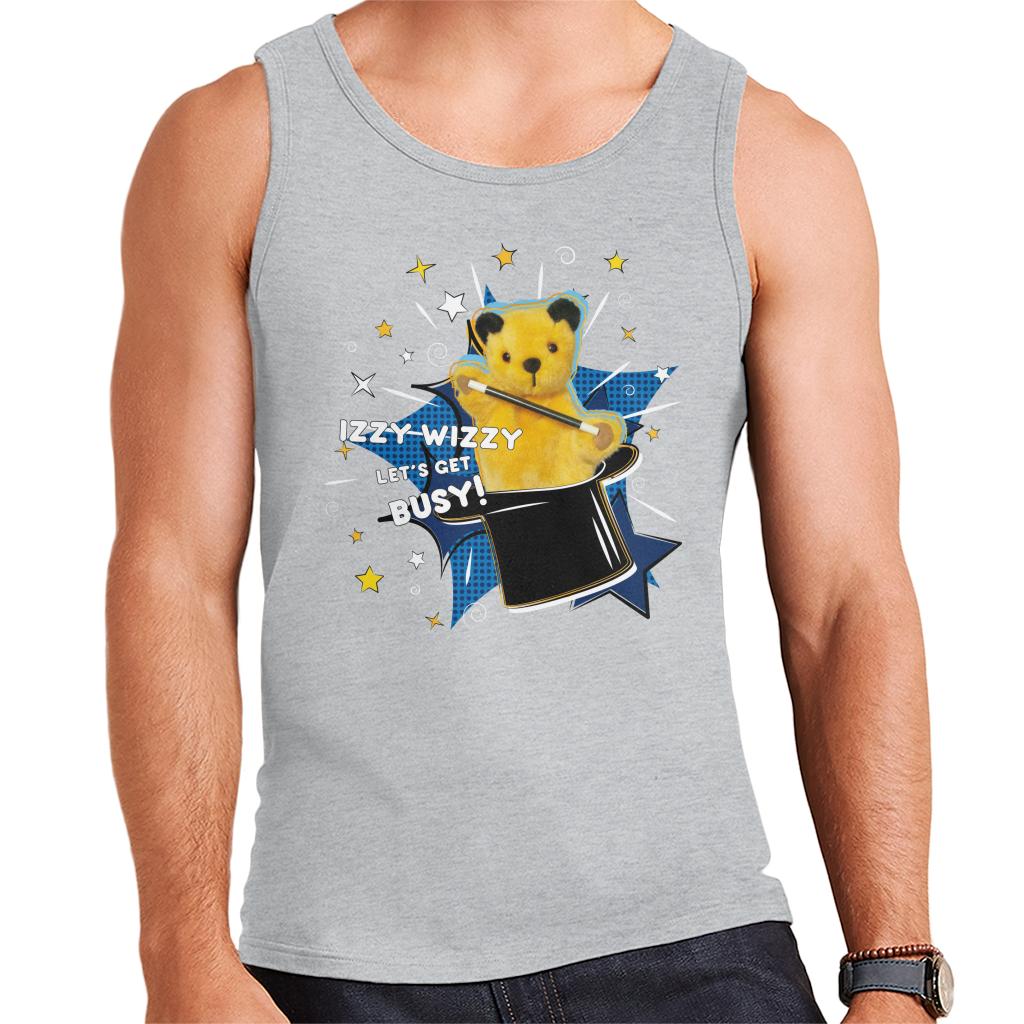 Sooty Top Hat Izzy Wizzy Let's Get Busy Men's Vest | Sooty's Shop